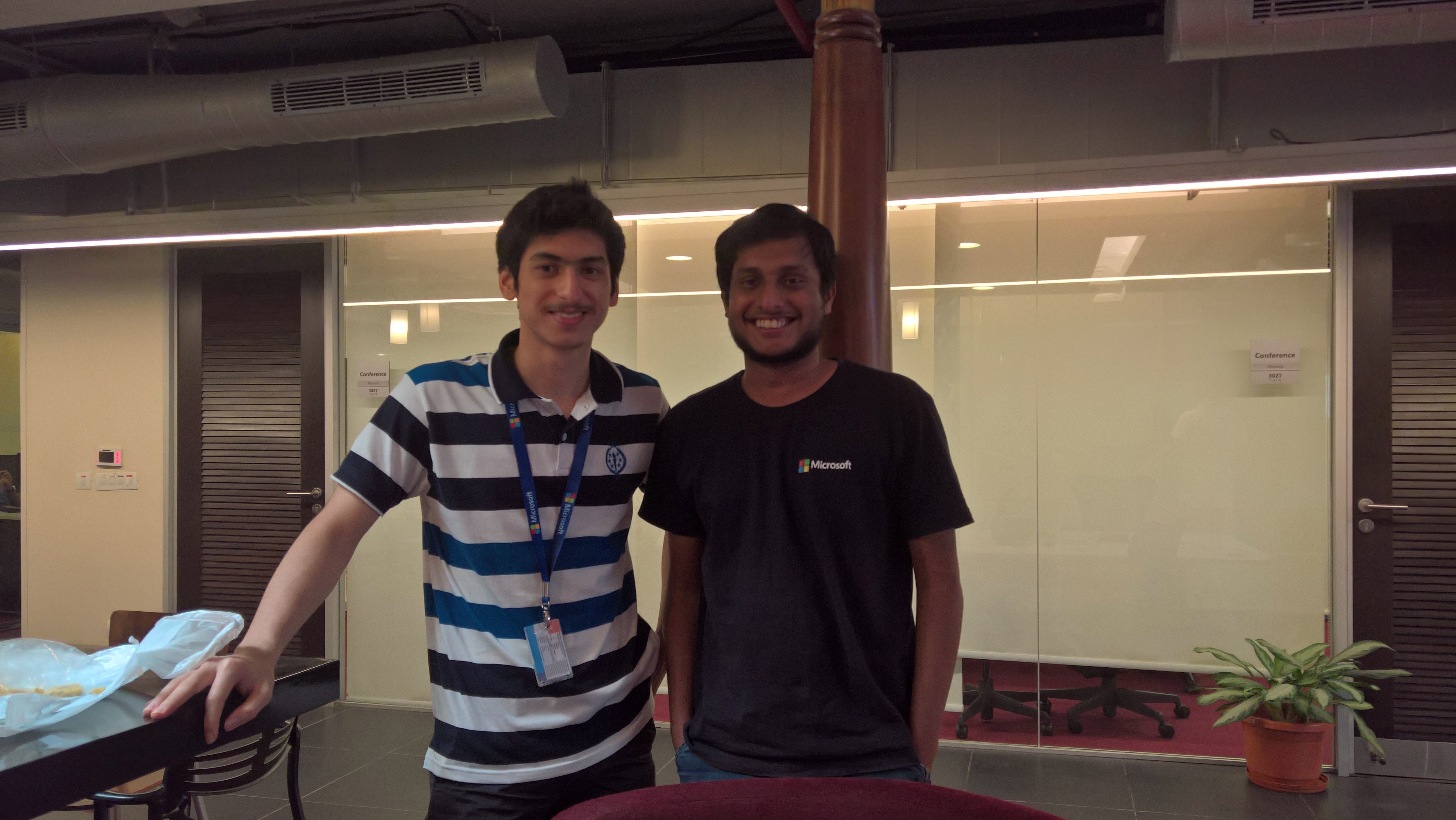 Intern Experience at Microsoft IDC, Bangalore